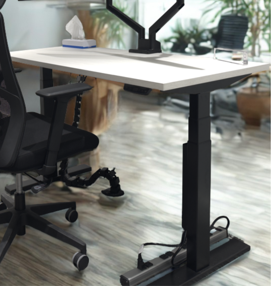VertiBase: 3-Stage Height Adjustable Desk Base – Workflow Ergo